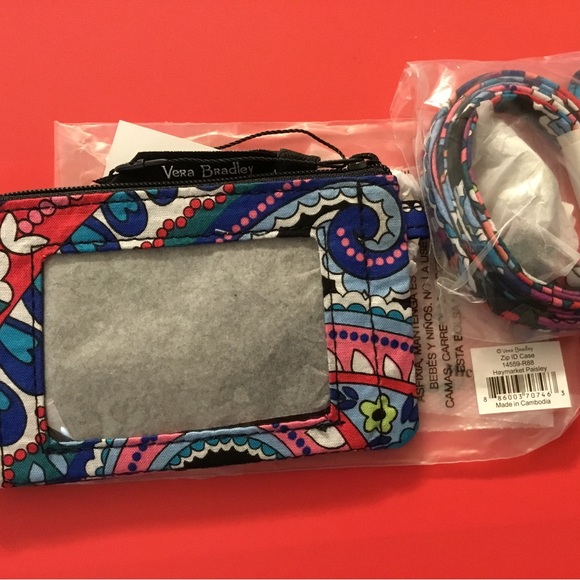 Vera Bradley | Bags | Vera Bradley Id Case And Lanyard | Poshmark